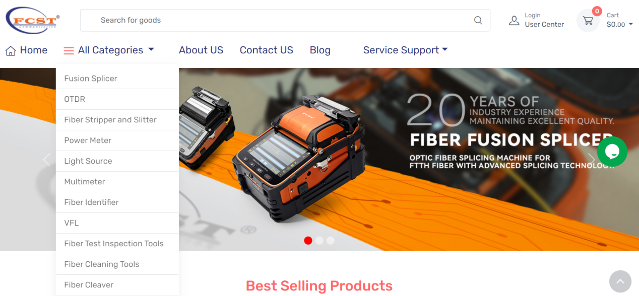 Introduction of FCST New Online Store - Fiber Cable Solution Technology ...