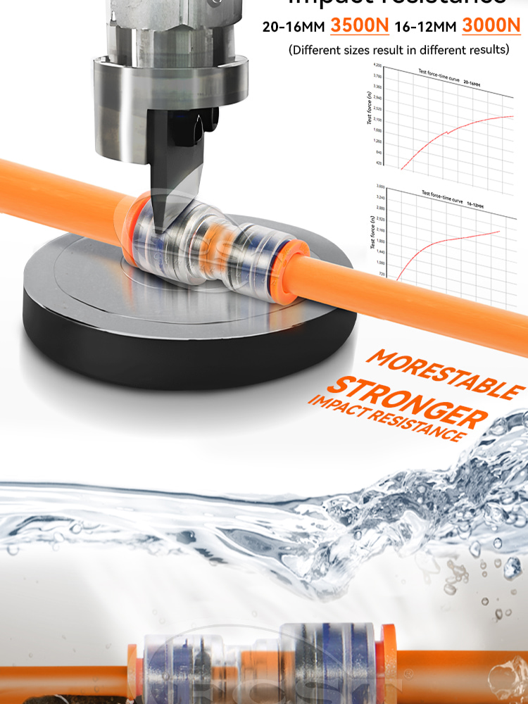 HDPE Micro Duct Reducer Connector 7/4mm to10/6mm - Buy microduct push fit, push-fit microduct ...