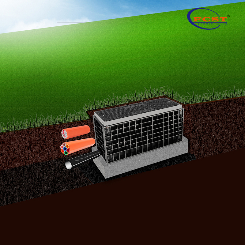 SMC Reinforced Plastic Direct Buried Manhole Chamber Box for Electric ...